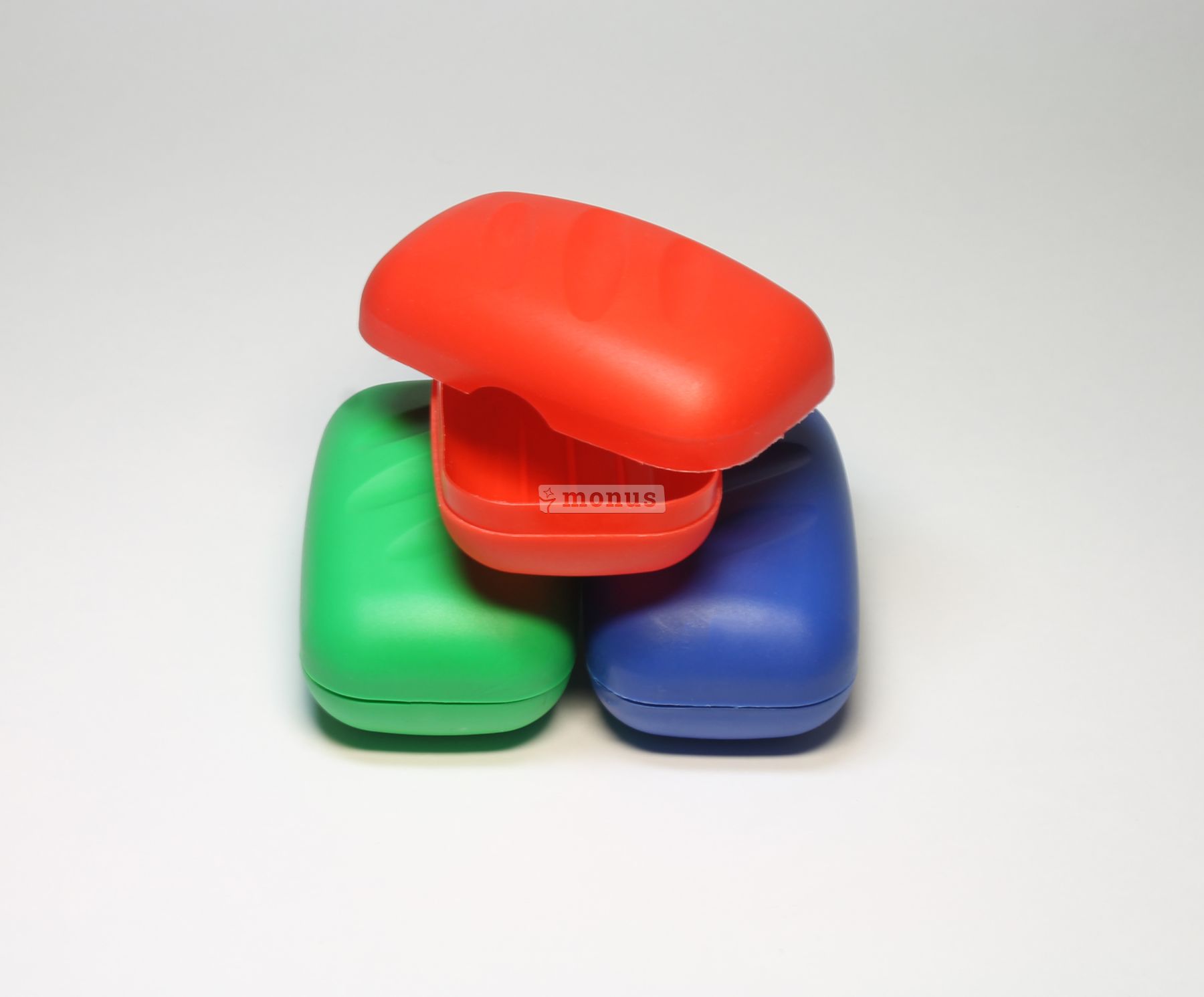 Soap dish "Baton" travel, 12pcs купить оптом - интернет-магазин "Монус"